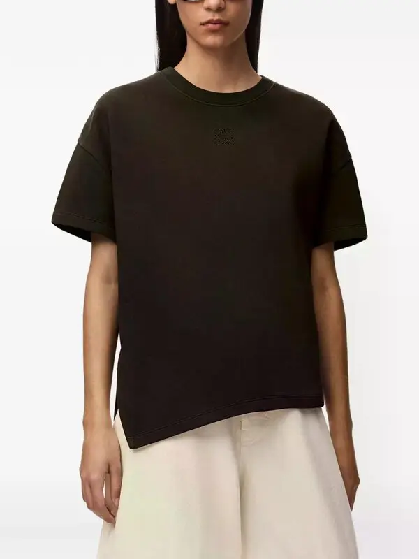Loewe Asymmetric T-shirt - Brown