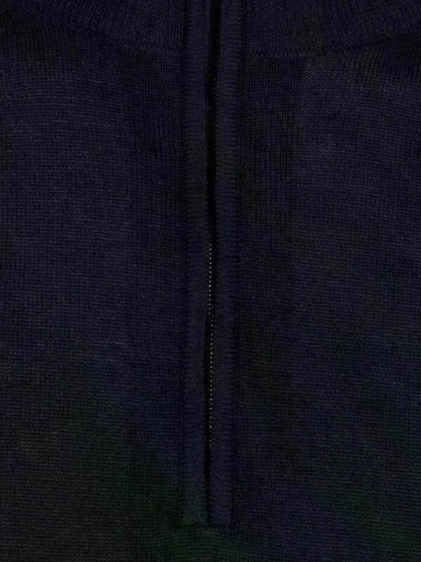 Canali Half-zip Knitted Sweater