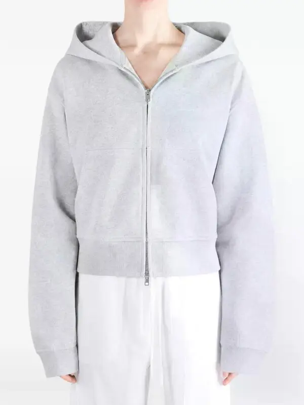 Alexander Wang Zip-up Cropped Hoodie