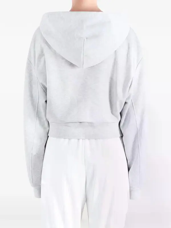 Alexander Wang Zip-up Cropped Hoodie