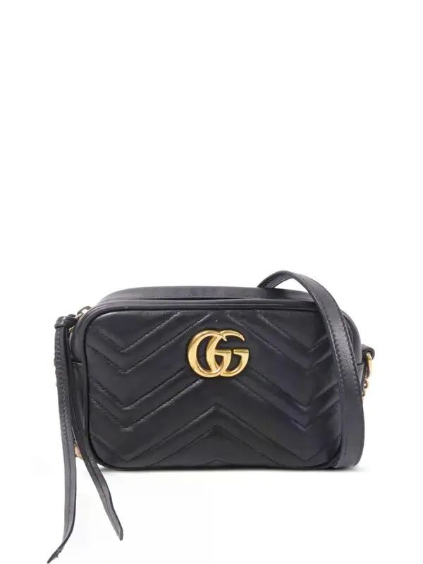 Gucci Gg Marmont Shoulder Bag - Black