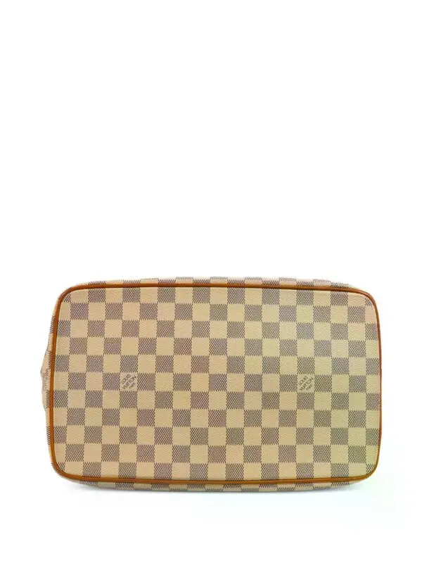 LOUIS VUITTON Damier Azur Saleya Mm Shoulder Bag - Neutrals