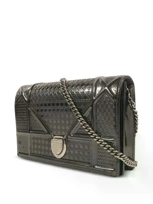 Dior Diorama Chain-strap Shoulder Bag - Silver