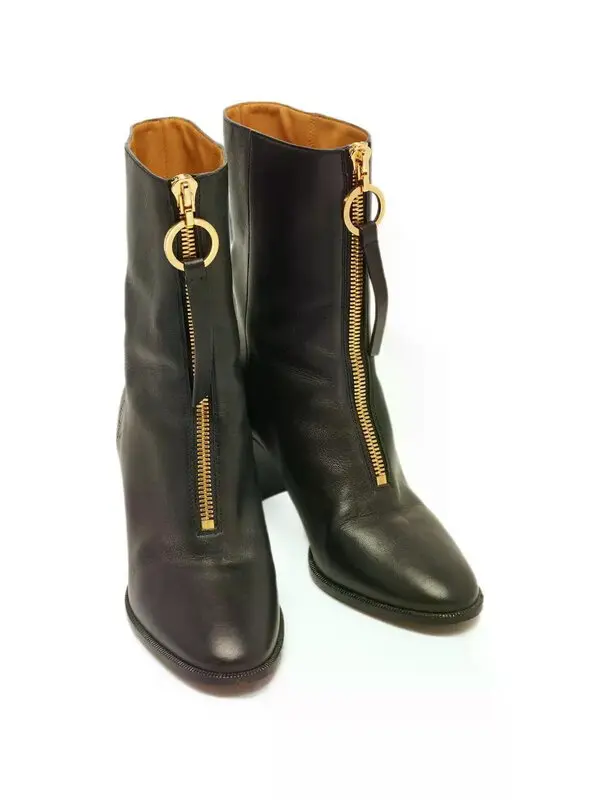Dior Effrontee Leather Ankle Boots