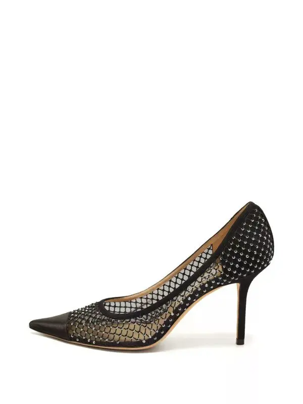 JIMMY CHOO Love Heeled Pumps - Black