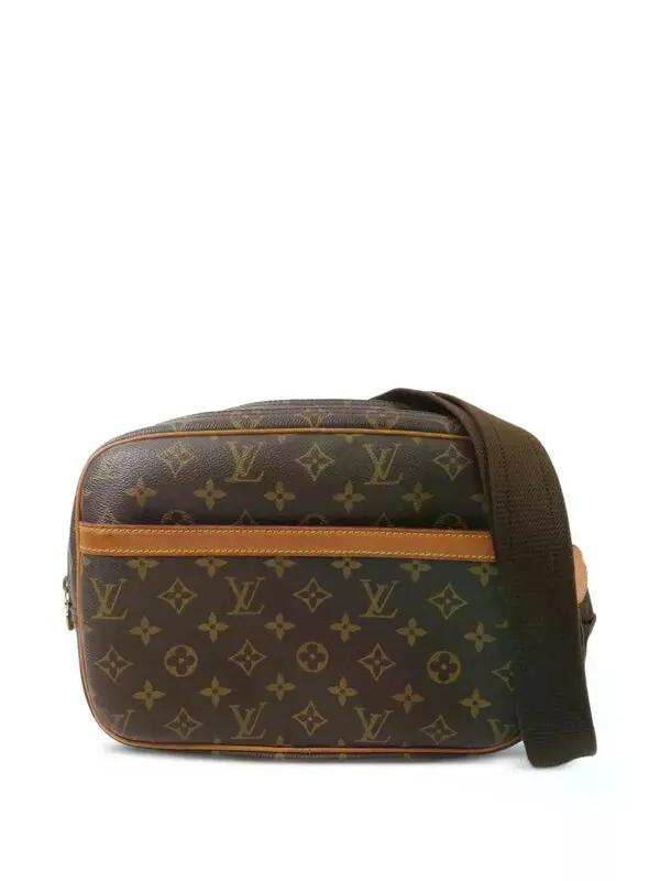 LOUIS VUITTON Monogram Reporter Pm Shoulder Bag - Brown