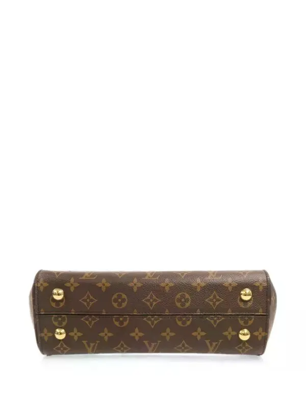 LOUIS VUITTON Monogram Cluny Tote Bag - Brown