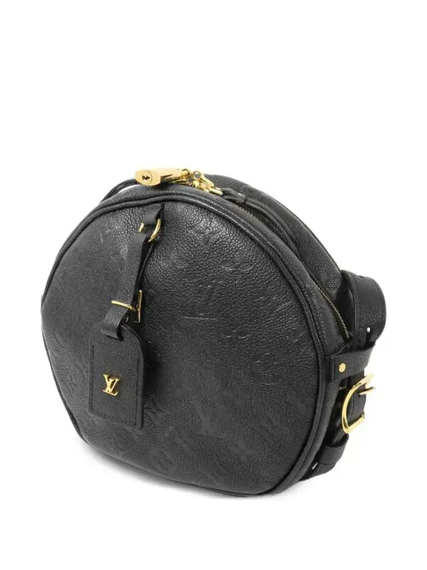 LOUIS VUITTON Monogram Empreinte Boite Chapeau Souple Shoulder Bag - Black