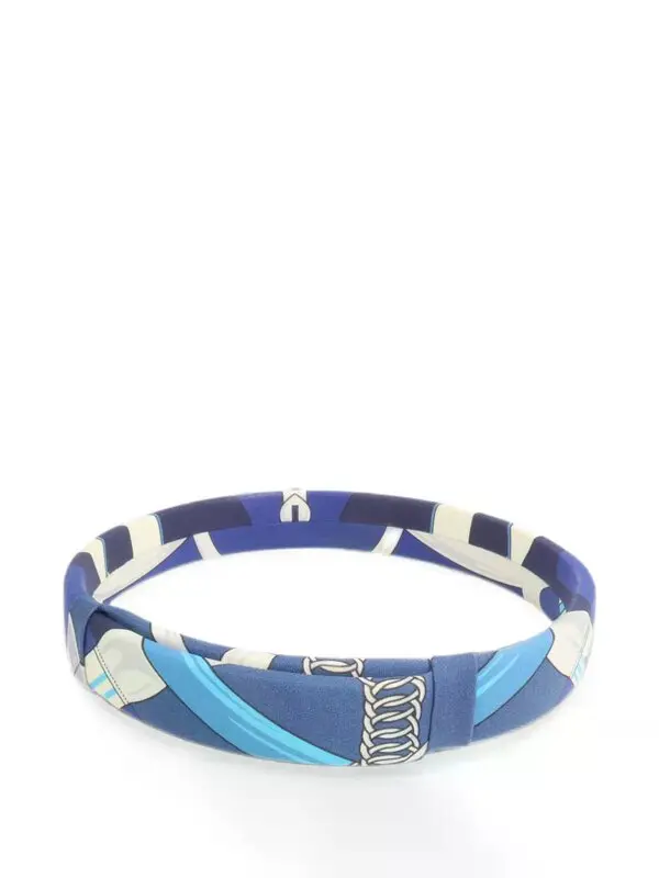Hermès Graphic Print Hair Band