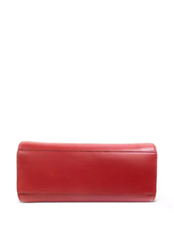 Gucci Nymphaea Bamboo Shoulder Bag - Red