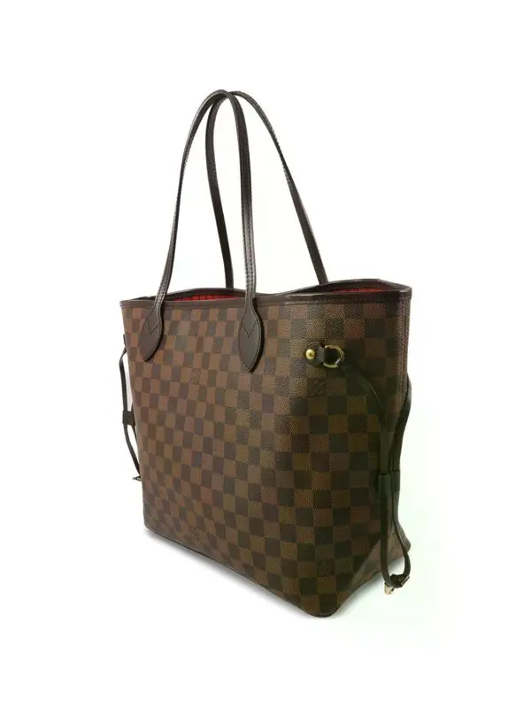 LOUIS VUITTON Damier Neverfull Mm Tote Bag - Brown