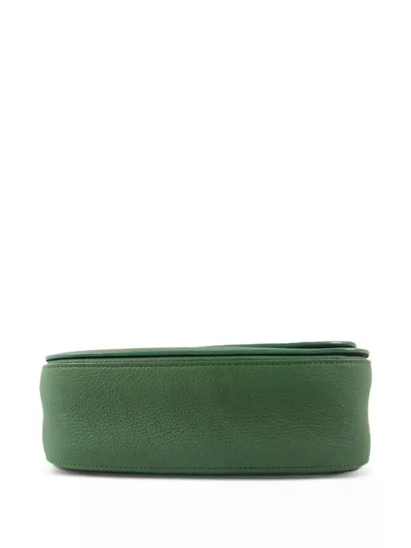 FERRAGAMO Fiamma Grained Leather Messenger Bag