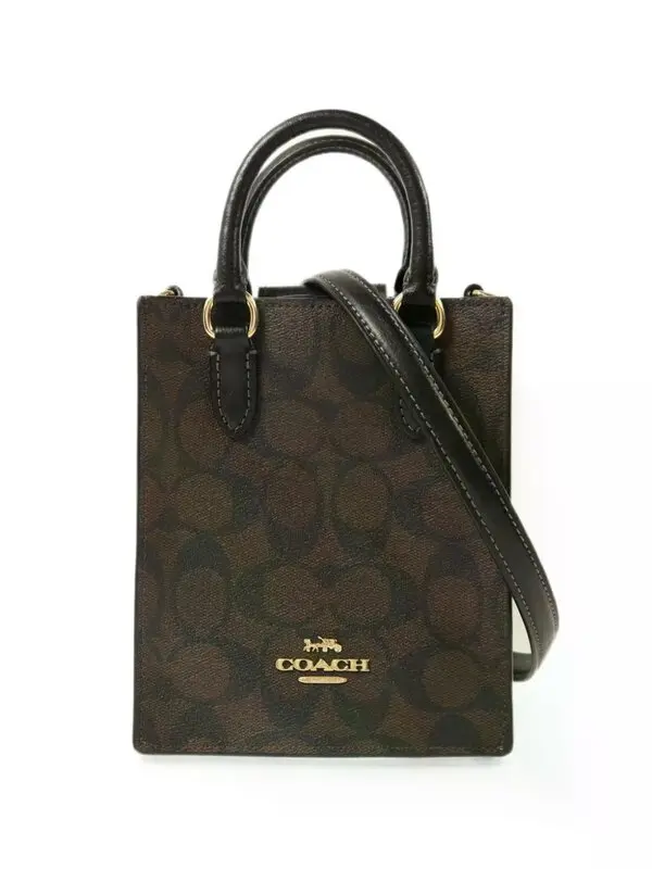 COACH VINTAGE Signature North South Mini Tote Bag
