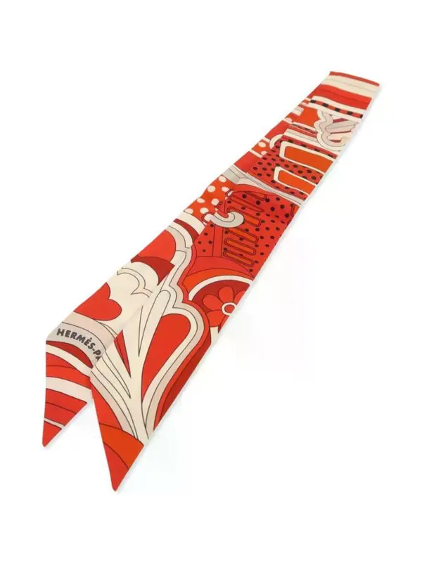 Hermès Twilly Printed Scarf