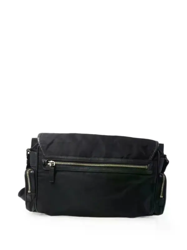 Prada Buckle-fastening Satchel Bag - Black