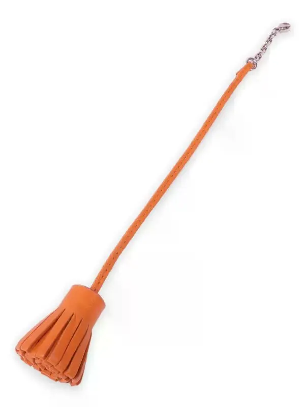 Hermès Carmencita Tassel Detail Charm - Orange