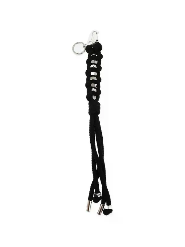 Dsquared2 Braided Metal Detail Keyring