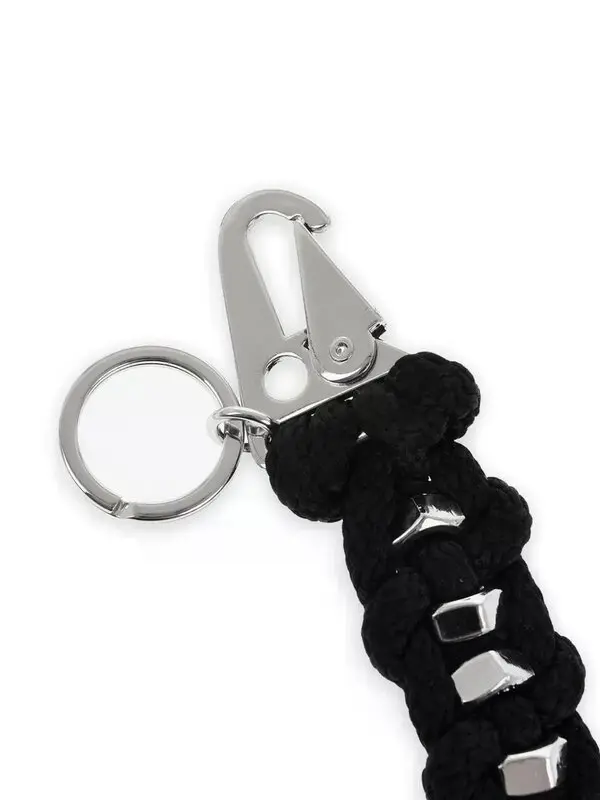 Dsquared2 Braided Metal Detail Keyring