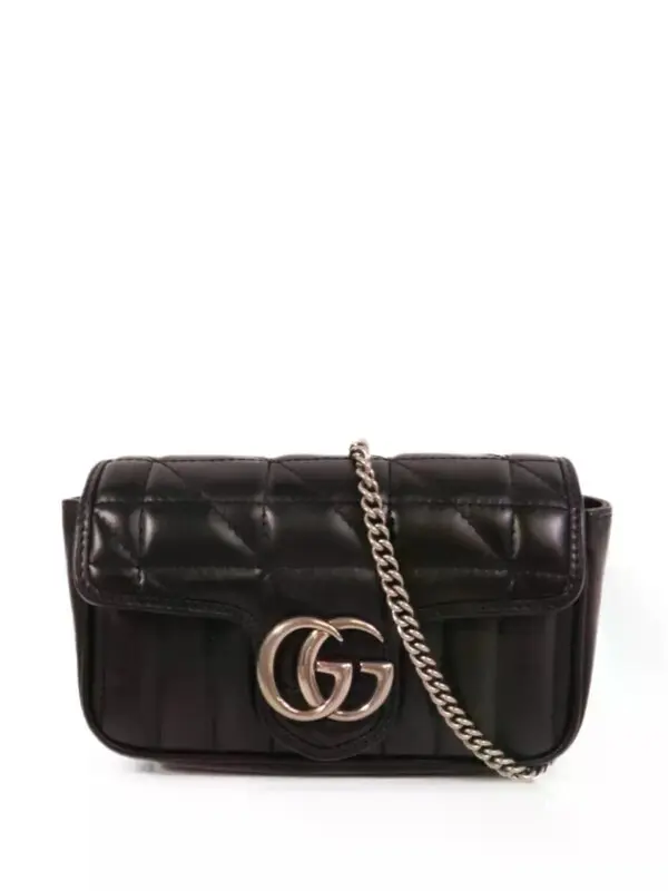 Gucci Gg Marmont Shoulder Bag - Black