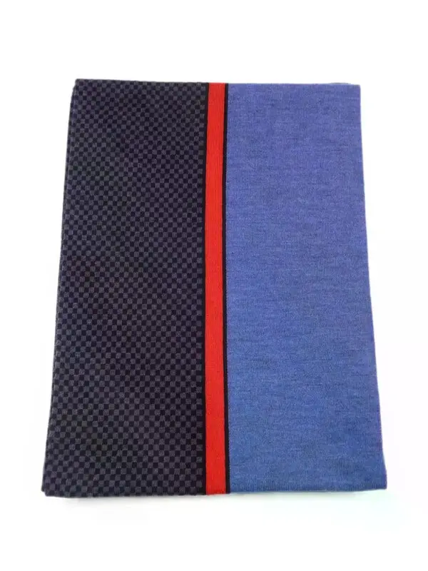 LOUIS VUITTON Damier Scarf - Blue