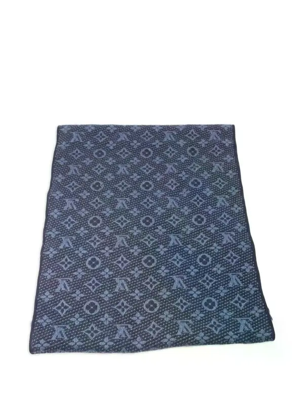 LOUIS VUITTON Monogram Classic Scarf - Blue