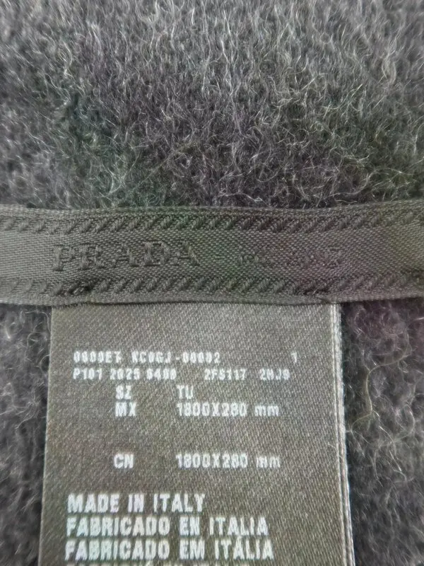 Prada Logo-patch Scarf