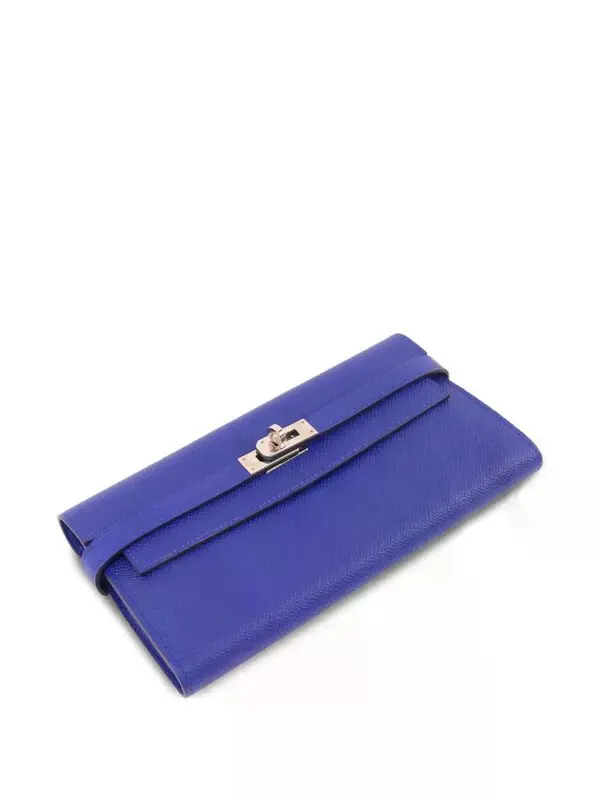 Hermès Kelly Leather Wallet - Blue