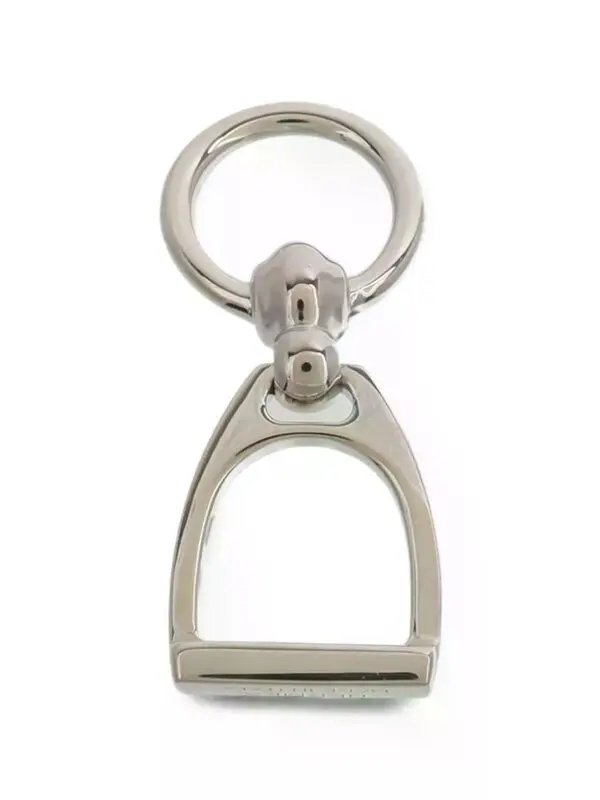 Hermès Stirrup Scarf Ring - Silver