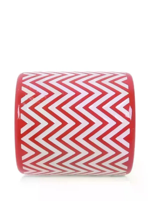 Hermès Chevron Pattern Cylindrical Scarf Ring