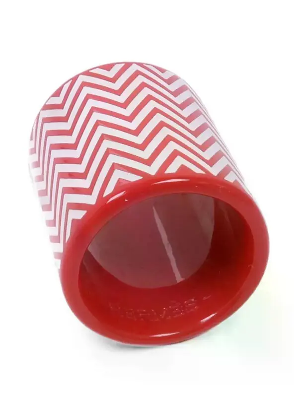 Hermès Chevron Pattern Cylindrical Scarf Ring