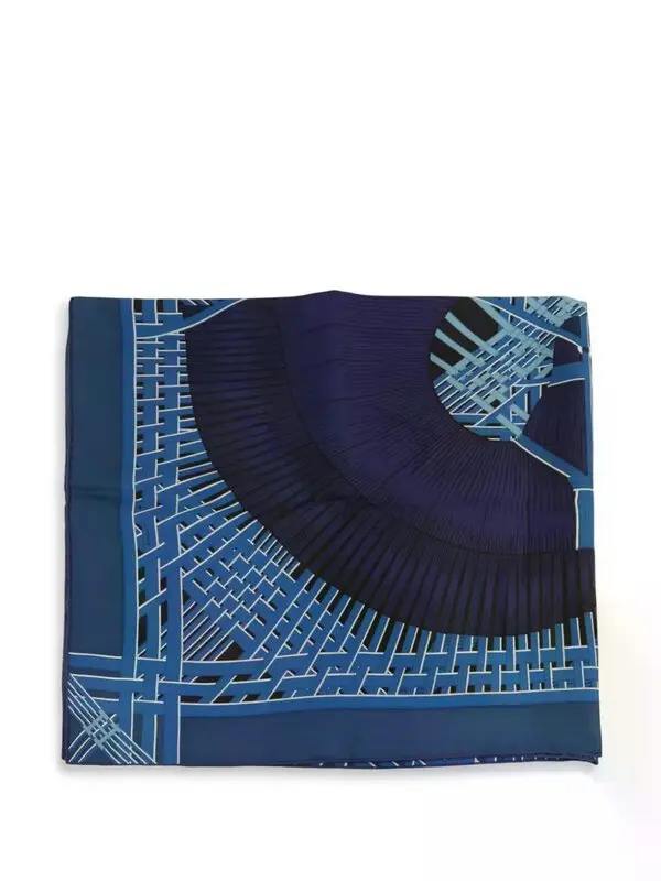 Hermès Masan & Masan Scarf - Blue