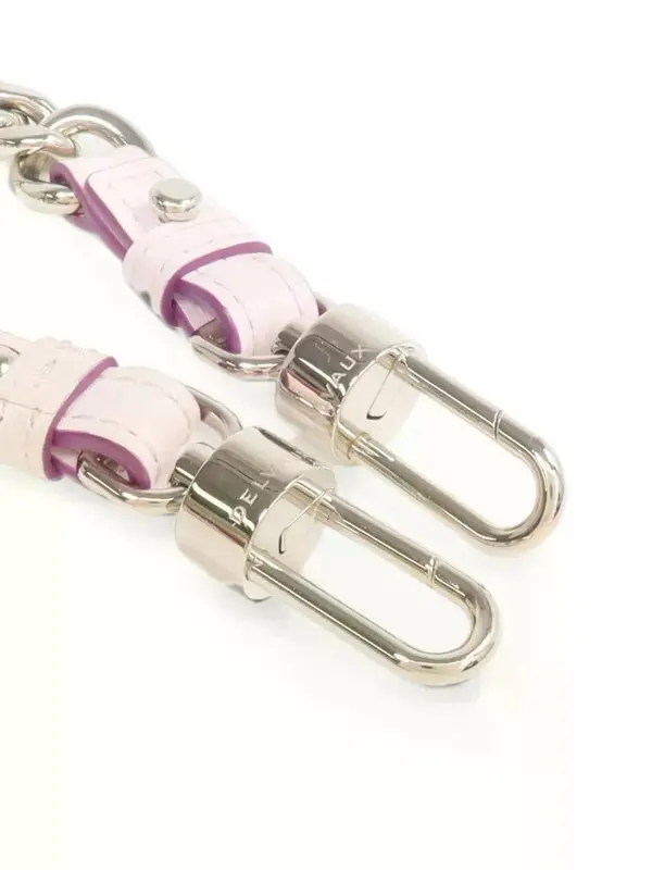 Delvaux Chain Leather Shoulder Strap