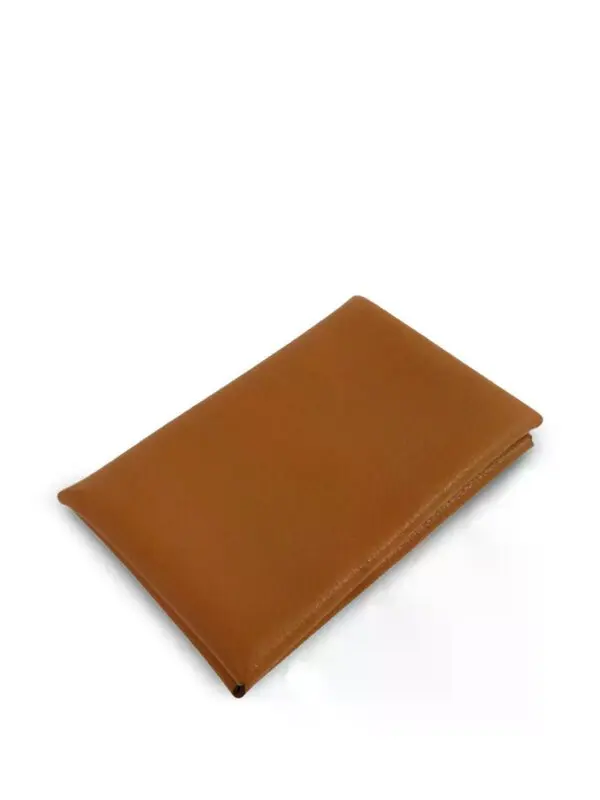 Hermès Calvi Evercolor Card Holder - Neutrals