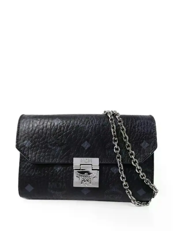 Mcm Millie Visetos Shoulder Bag