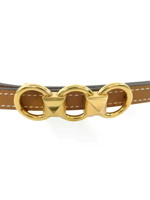 Hermès Epsom Leather Belt With Gold-tone Hardware