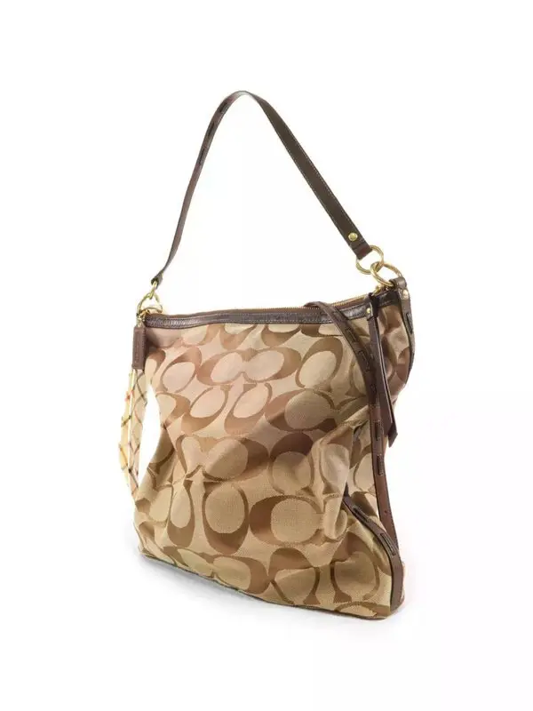 COACH VINTAGE Monogram Print Shoulder Bag