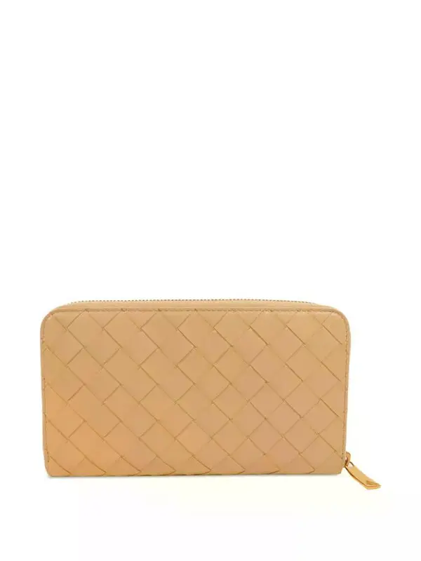 Bottega Veneta Intrecciato Zip-around Wallet