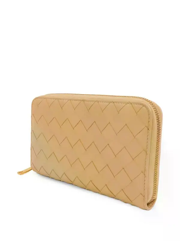Bottega Veneta Intrecciato Zip-around Wallet