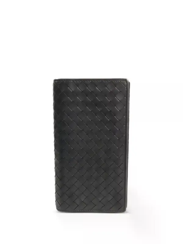 Bottega Veneta Intrecciato Long Wallet - Black