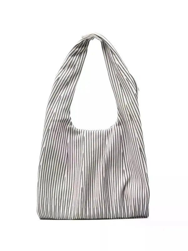 CFCL Striped Pleated Shoulder Bag - Neutrals