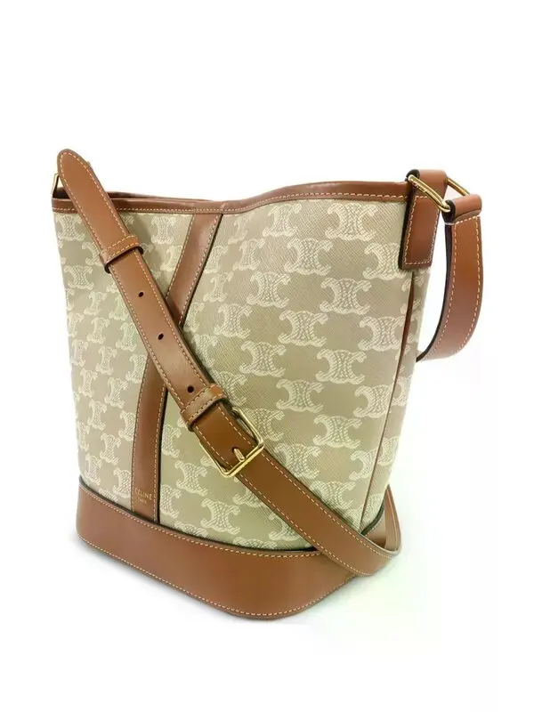 Celine Small Triomphe Shoulder Bag - Neutrals