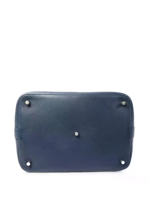 Hermès 26 Toolbox Shoulder Bag - Blue
