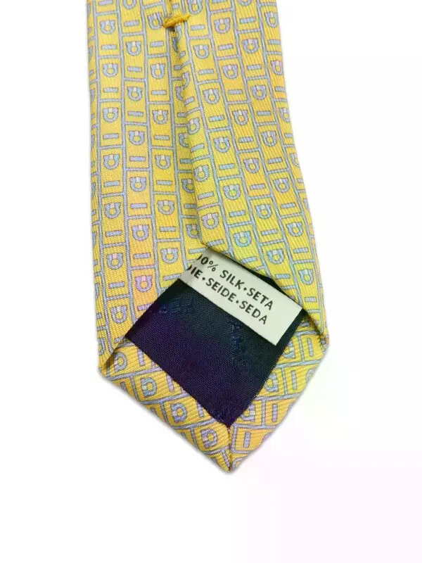 FERRAGAMO Gancini-print Tie