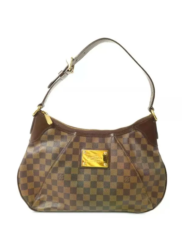 LOUIS VUITTON Damier Ebene Pm Thames Shoulder Bag