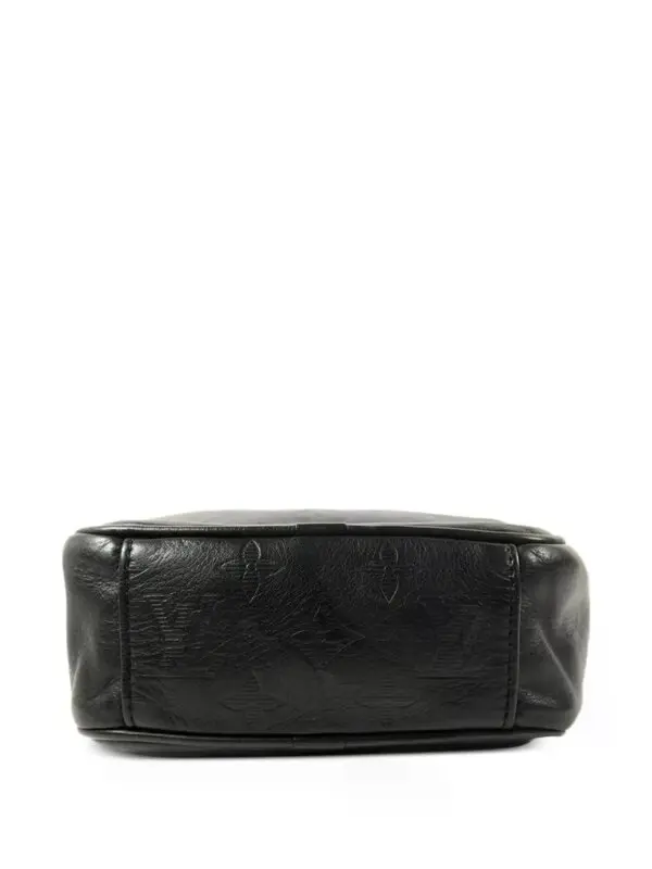 LOUIS VUITTON Monogram Shadow Danube Pm Shoulder Bag - Black