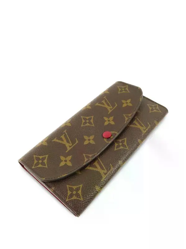 LOUIS VUITTON Monogram Sarah Long Wallet - Brown