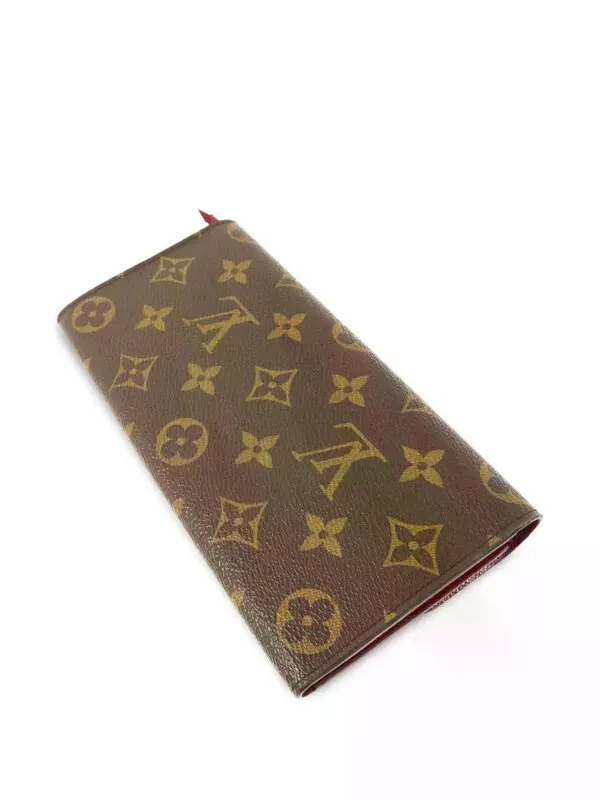 LOUIS VUITTON Monogram Sarah Long Wallet - Brown