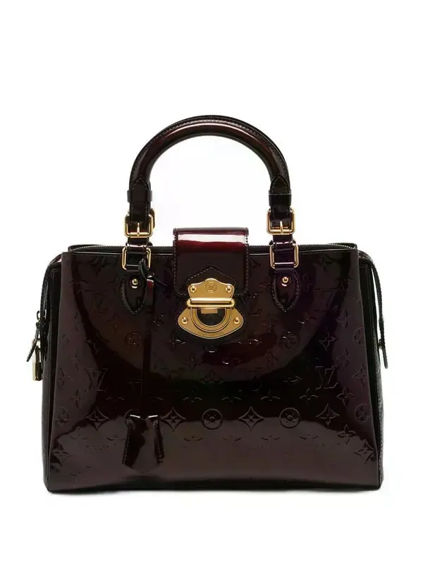 LOUIS VUITTON Monogram Vernis Tote Bag - Red