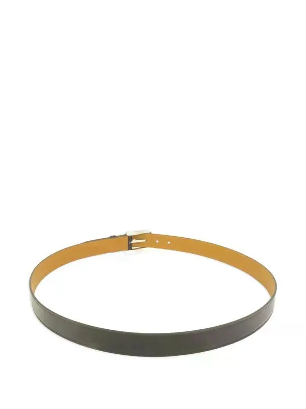 Hermès Leather Buckle Belt