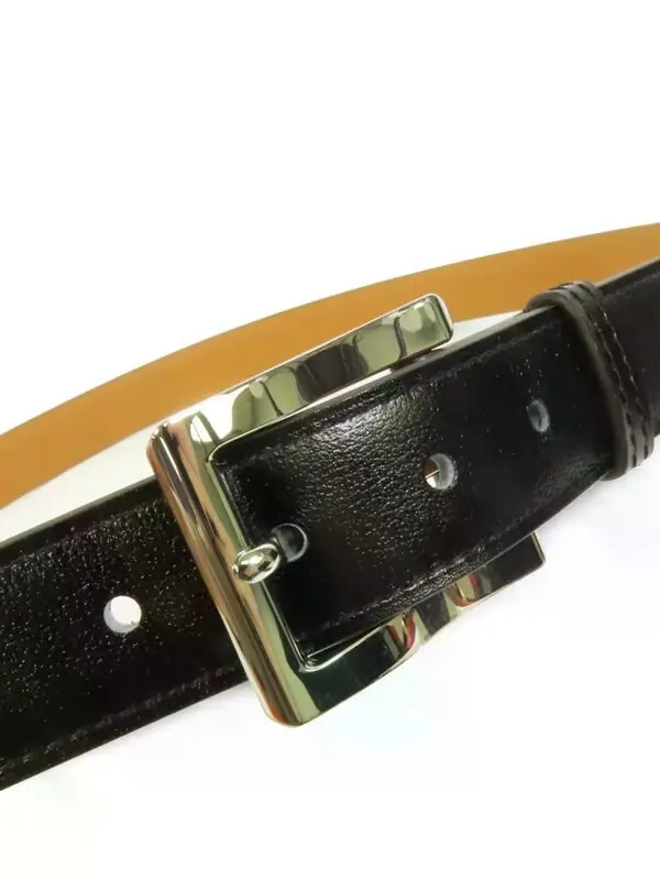 Hermès Leather Buckle Belt